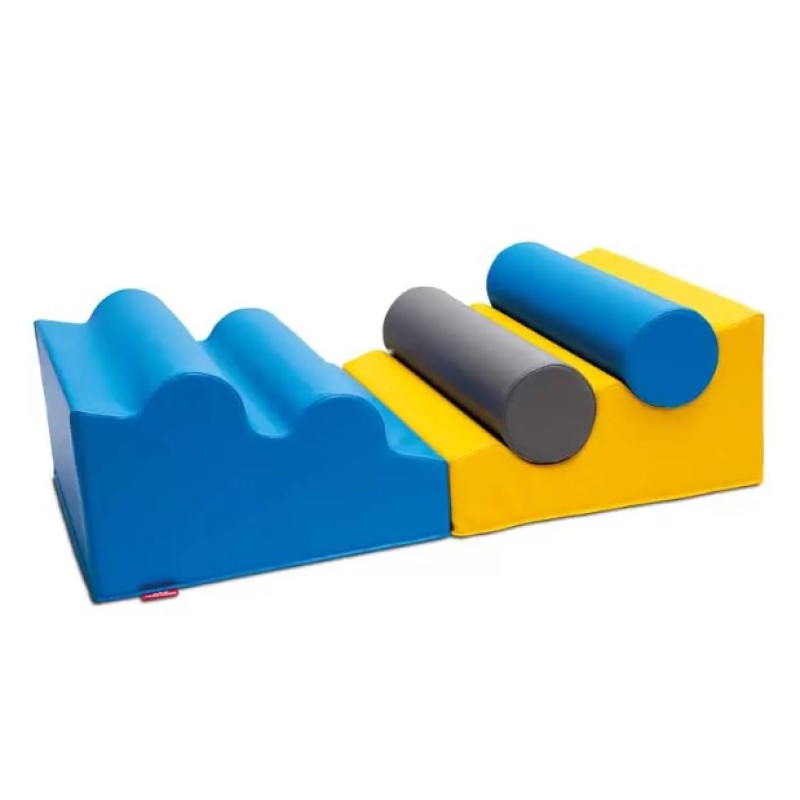 Soft parts obstacle course with rollers | Rehastar.com